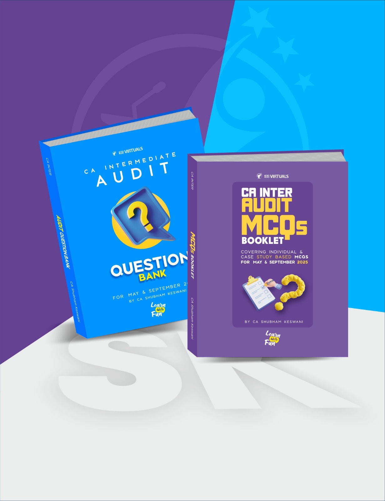 CA Inter Audit Question Bank & MCQ By CA Shubham Keswani For May & September 2025 | BB Publication